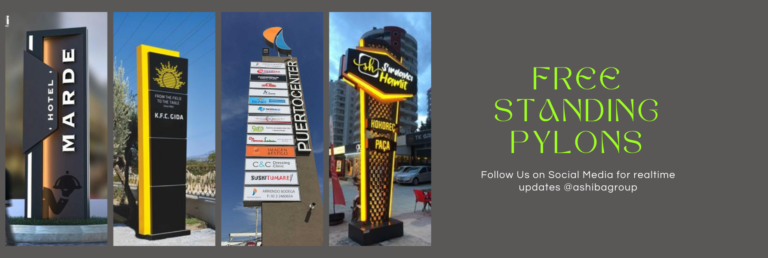 Freestanding Outdoor Pylons – LED Sign Board Manufacturer in Mangalore ...